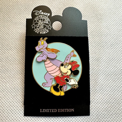 LIMITED EDITION Disney Pin - Minnie Mouse & Figment Pin Celebration ...
