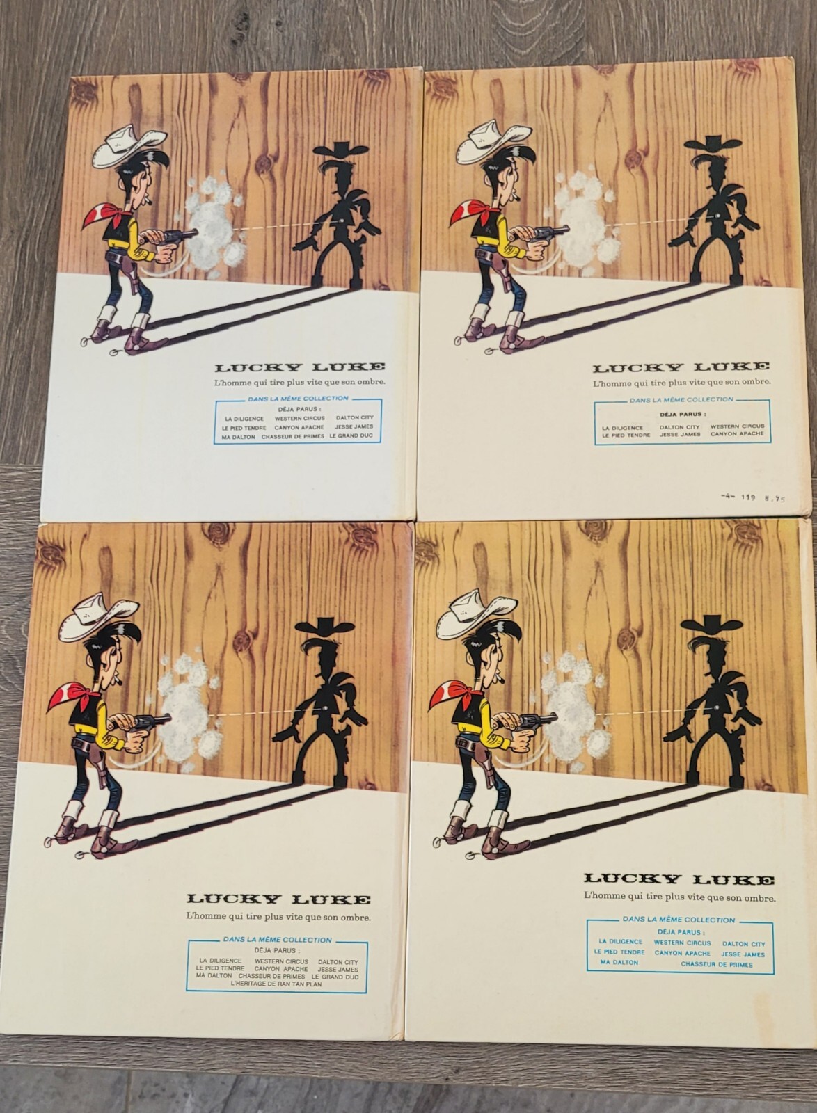 LUCKY LUKE MORRIS CHASSEUR DE PRIMES EO, LE GRAND DUC EO,CANYON APACHE ...
