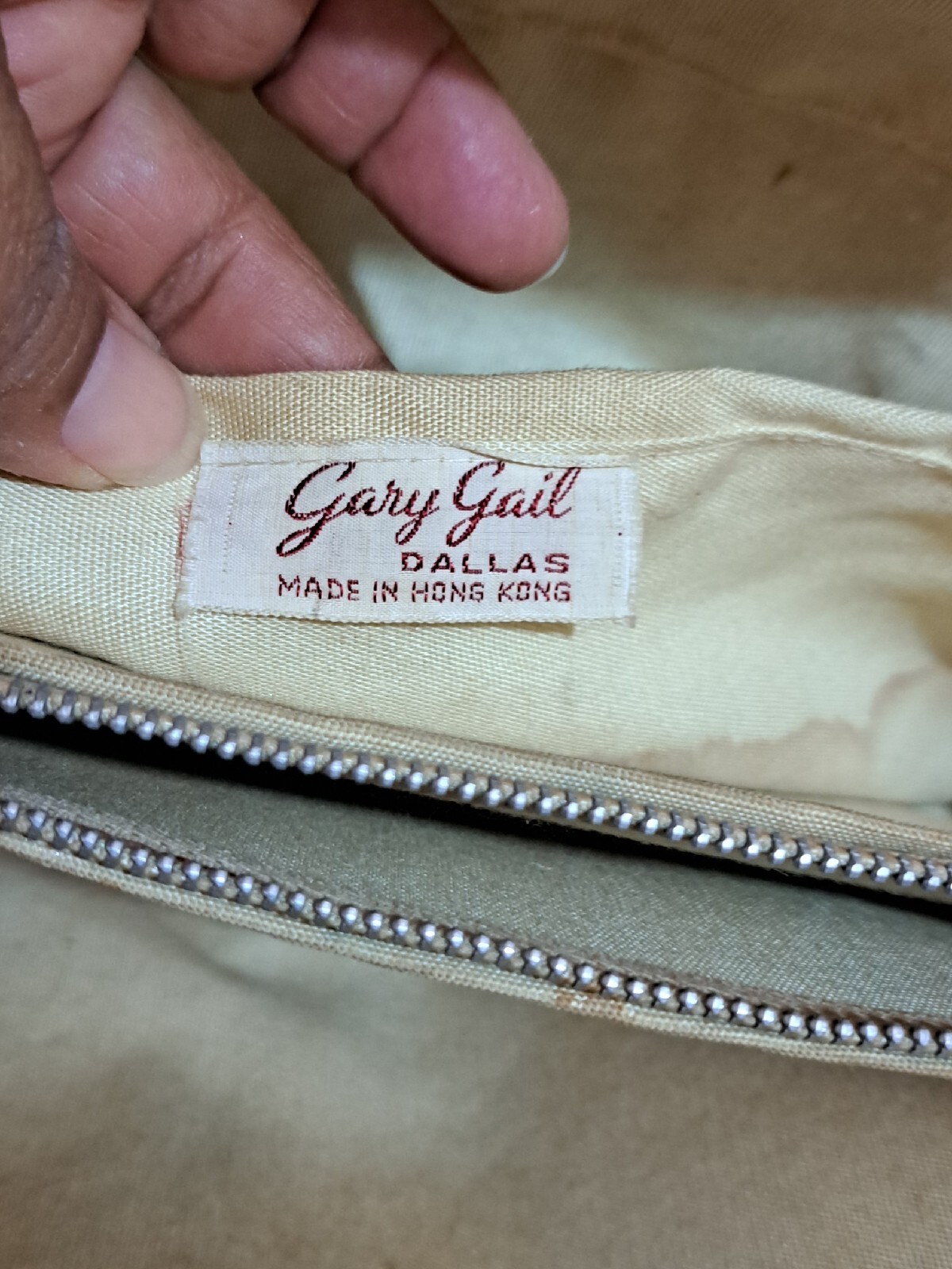 Gary Gail Dallas Vintage 1960 Handbag Embroidery W… - Gem