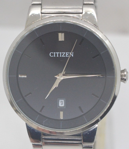 Citizen Men's G111-S101760 Quartz Date Watch Black Dial Stainless ...