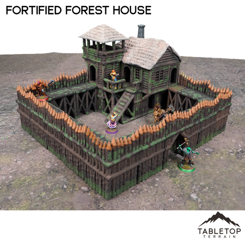 Fortified Forest House - Fantasy Tabletop Terrain | eBay