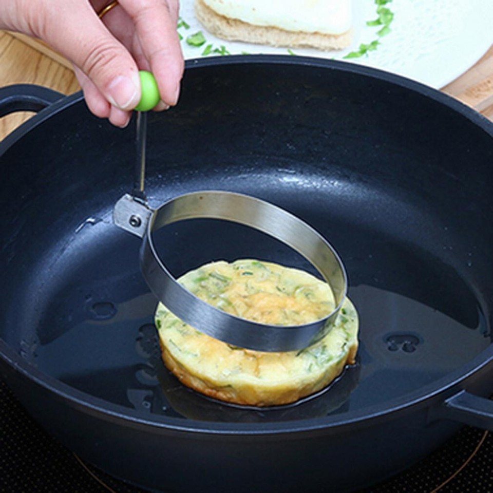 5pcs/Set Egg Mold Pancake Mould Ring Fried Cooking Shaper Kitchen Tools ...