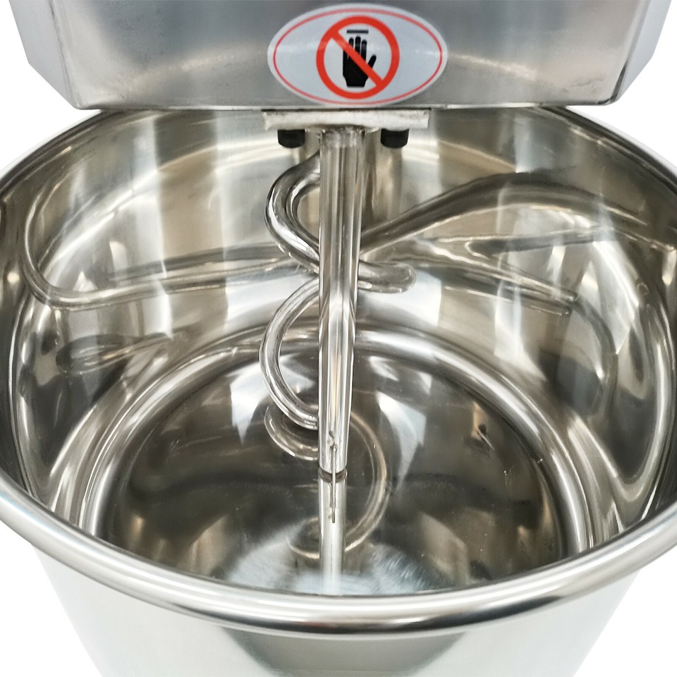 PreAsion Commercial Dough Mixer Stainless Steel Stand Mixer 20 QT Flour ...