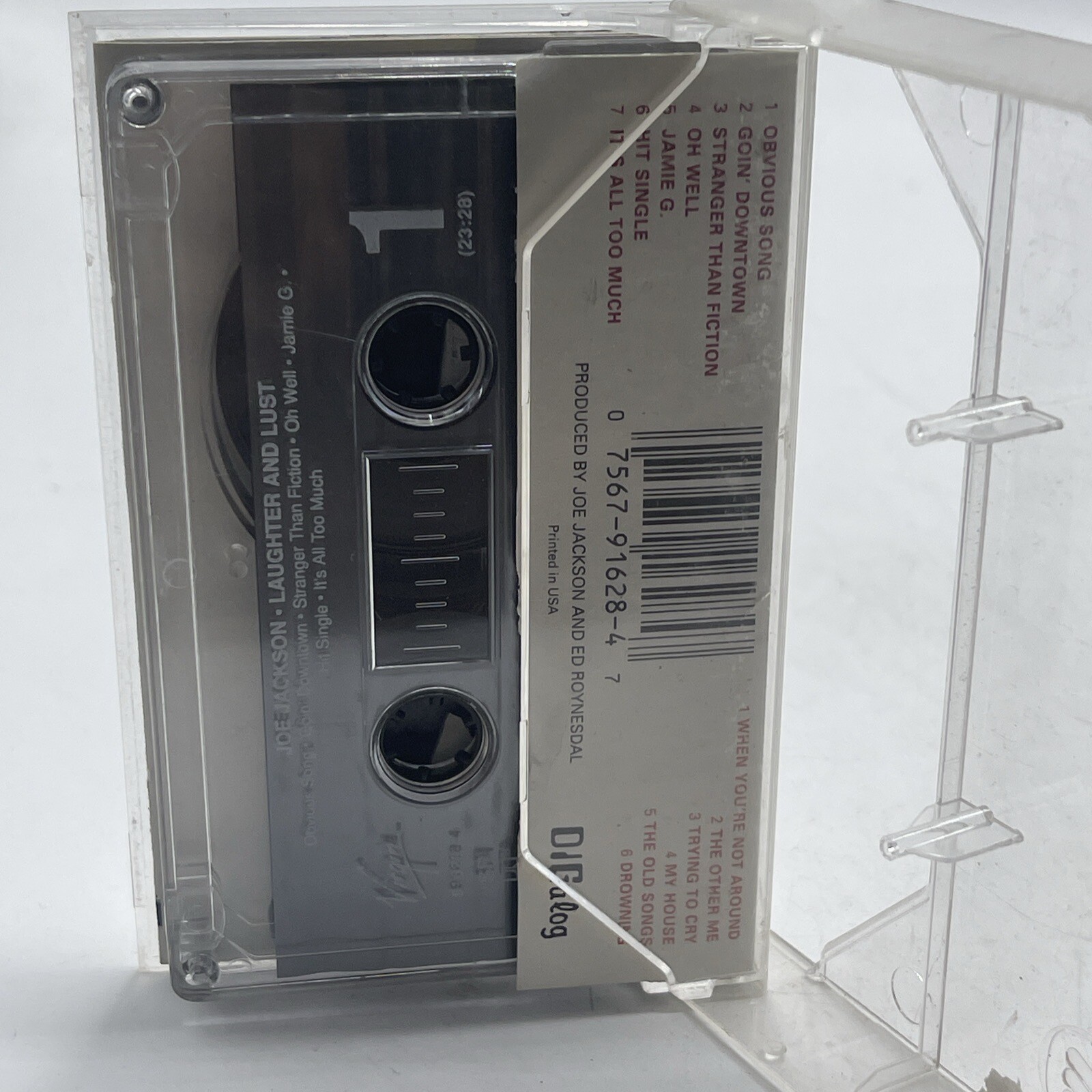 JOE JACKSON Laughter & Lust 1991 Virgin Records Cassette Tape Rare | eBay