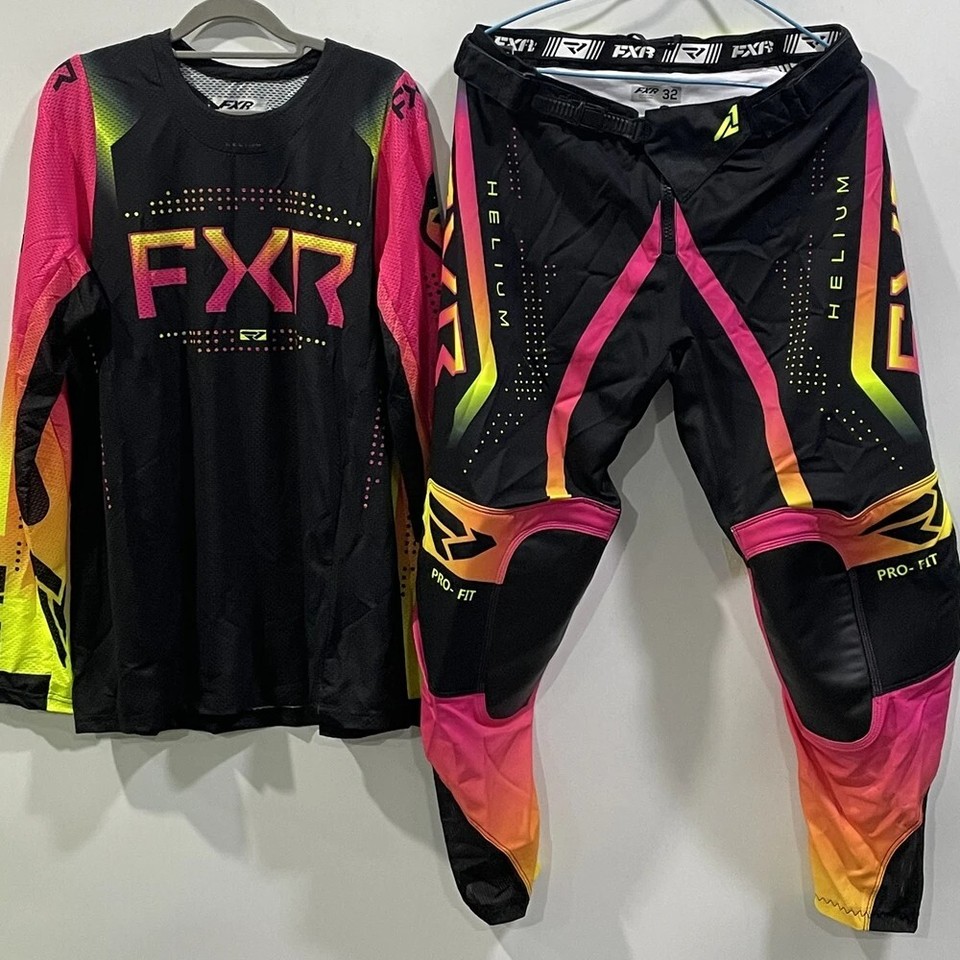 MX FXR Gear Jersey Pants Set Dirt Bike Motocross Clothing Off Road ...