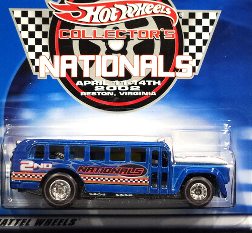Hot Wheels S'Cool Bus 56267 2002 2nd Annual Nationals Convention Car ...
