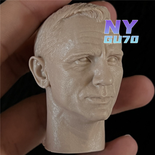 1/6 Male Head Sculpt Agent Daniel Craig Carved Fit 12in Action Figure ...