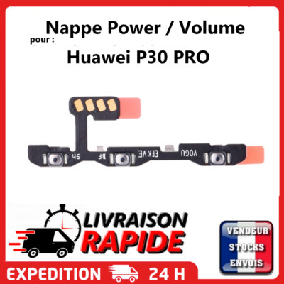 Nappe bouton ON OFF HUAWEI P30 PRO power button volume up down flex ...