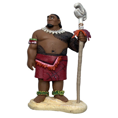 Disney's Moana Chief Tui 3.5" Figure Disney Figurine Moana's Dad Cake ...