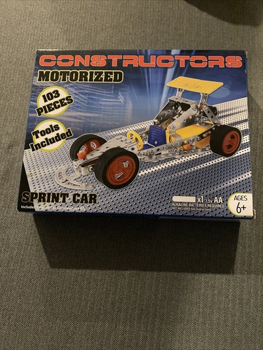 Constructors Motorized Sprint Car 2016 ATV Building Kit 103 Pieces ...
