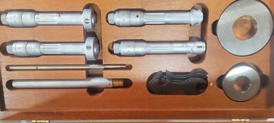Brown And Sharpe 20mm - 40mm Intrimik Inside Bore Gage Micrometer Set ...