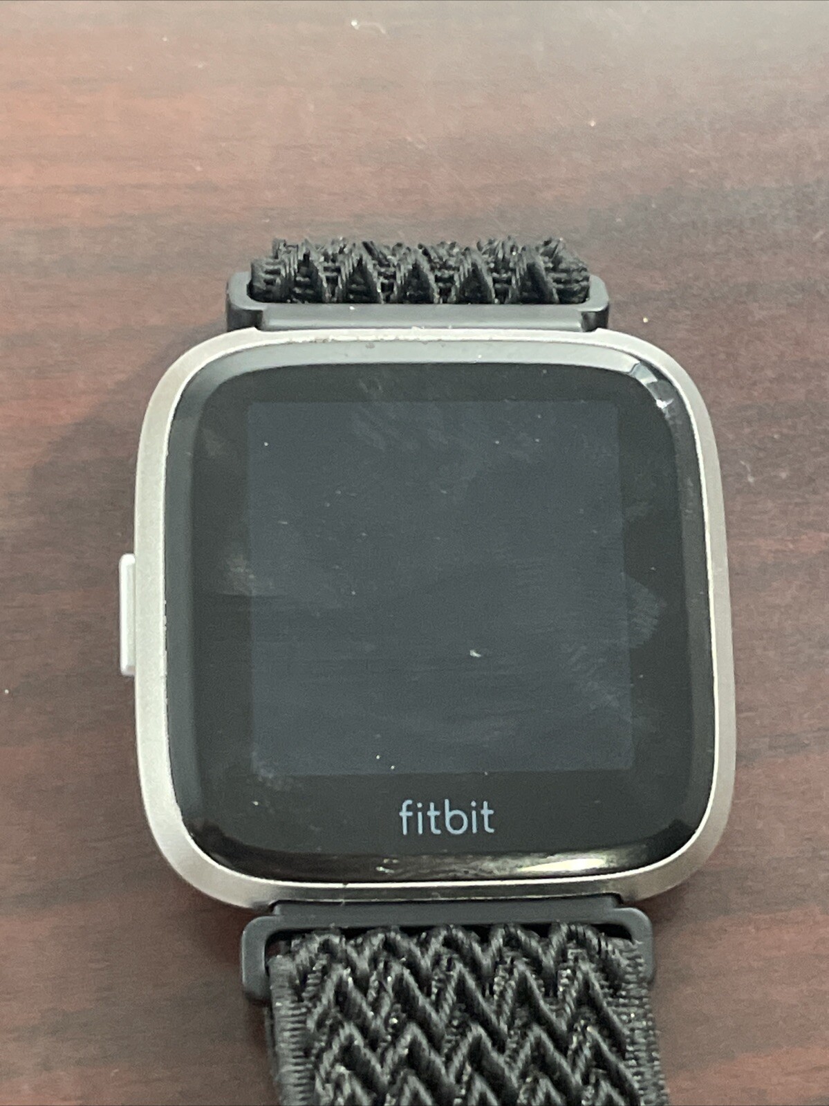 Fitbit Versa Lite FB415 Fitness Smartwatch-silver Case Adjustable Black ...