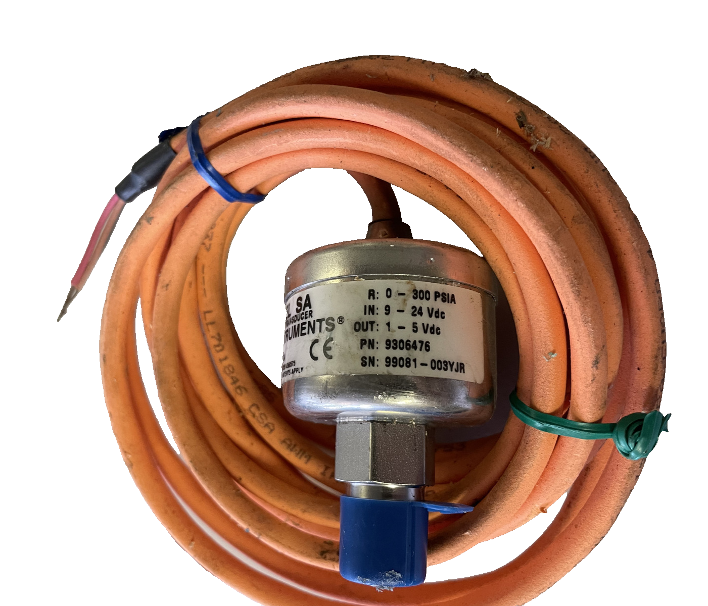 Honeywell Data Instruments SA Transducer 0-300 PSIA 9306476 Frick ...