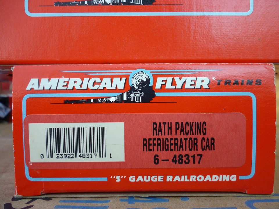 American Flyer Rath Packing Refrigerator Car 6-48317 | eBay