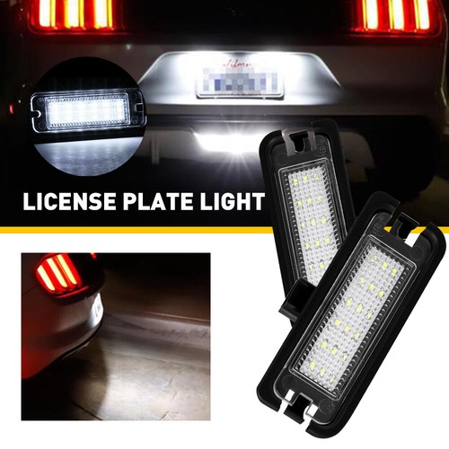 For 2015-2021 Ford Mustang 2PCS LED Rear Bumper License Plate Light Tag ...