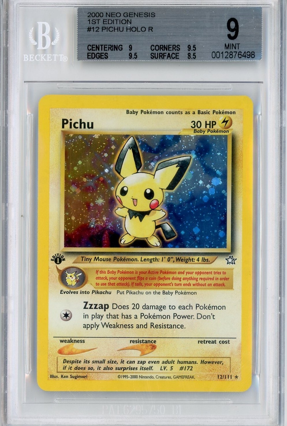 Pichu Card