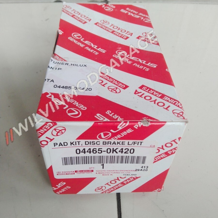 Genuine Front Disc Brake Pads 2015-2023 Toyota Hilux GUN KUN TGN 04465 ...