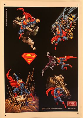 Superman Scodix Sense DC Comics 12 x 18" Art Print Poster | eBay