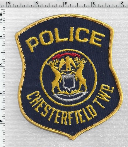 Chesterfield Township Police (Michigan) 1st Issue Shoulder Patch | eBay