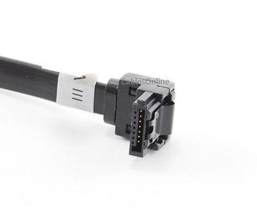 39 inch Super Fast SATA-III Flat Cable with 90° to 180° Connectors, FIA ...