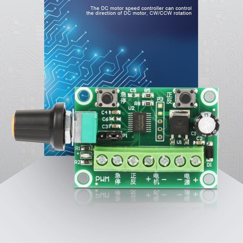 6-30V DC Brushless Motor Pulse Width PWM Speed Controller Regulator ...