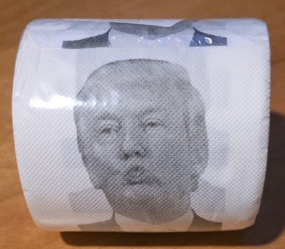 President Donald Trump Toliet Paper Funny Gag Gift Dump With Trump New ...