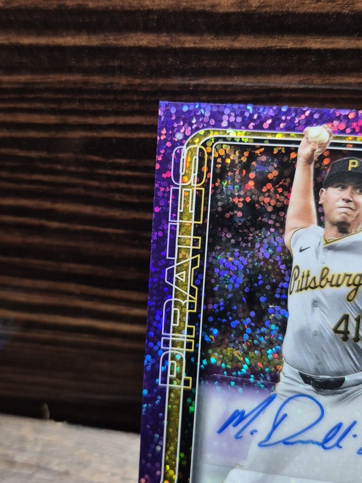 2025 Topps Chrome Update MICHAEL DARRELL HICKS AC-MD 269/299 purple ...