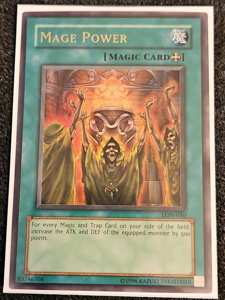 Yugioh Mage Power LON-050 Ultra Rare NM Labyrinth Of Nightmare | eBay