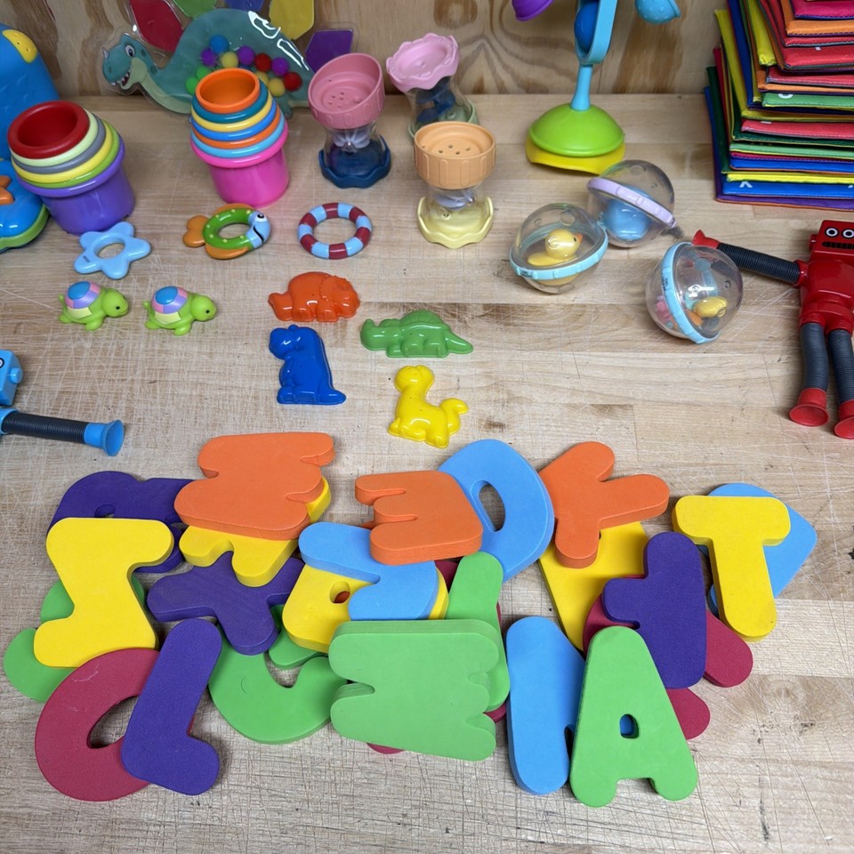 Toddler, Baby Toy Lot Abc’s Robots Stacking Cups Animals | eBay
