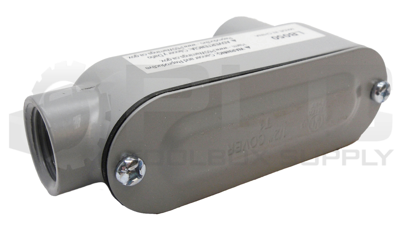 LOT OF 3 NEW LB050 L-TYPE CONDUIT 1/2" LB PLASTIC W/ T1 COVER | eBay