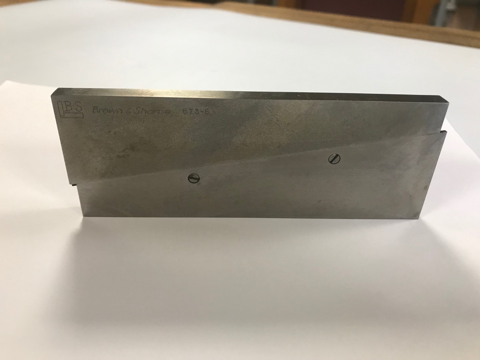 Brown & Sharpe 599-673-6 Steel Adjustable Parallel, 1-3/4- 2-1/4", NOS ...