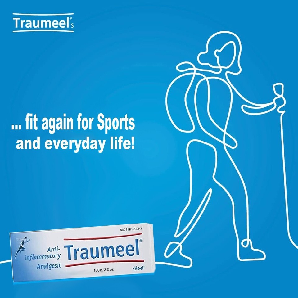Traumeel S Homeopathic Cream 100g by Heel. Muscle & Joints Temporary ...
