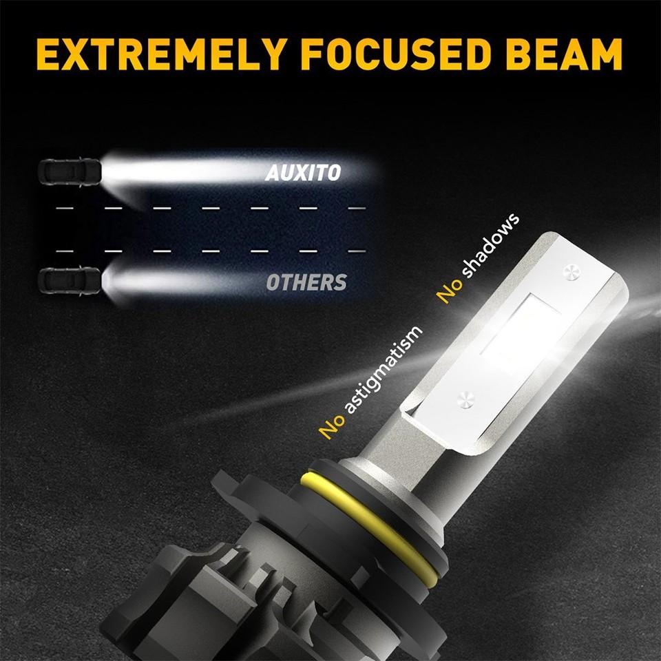 H10 AUXITO 9145 LED 9140 Bulbs Fog Driving Light 6500K Super Bright ...