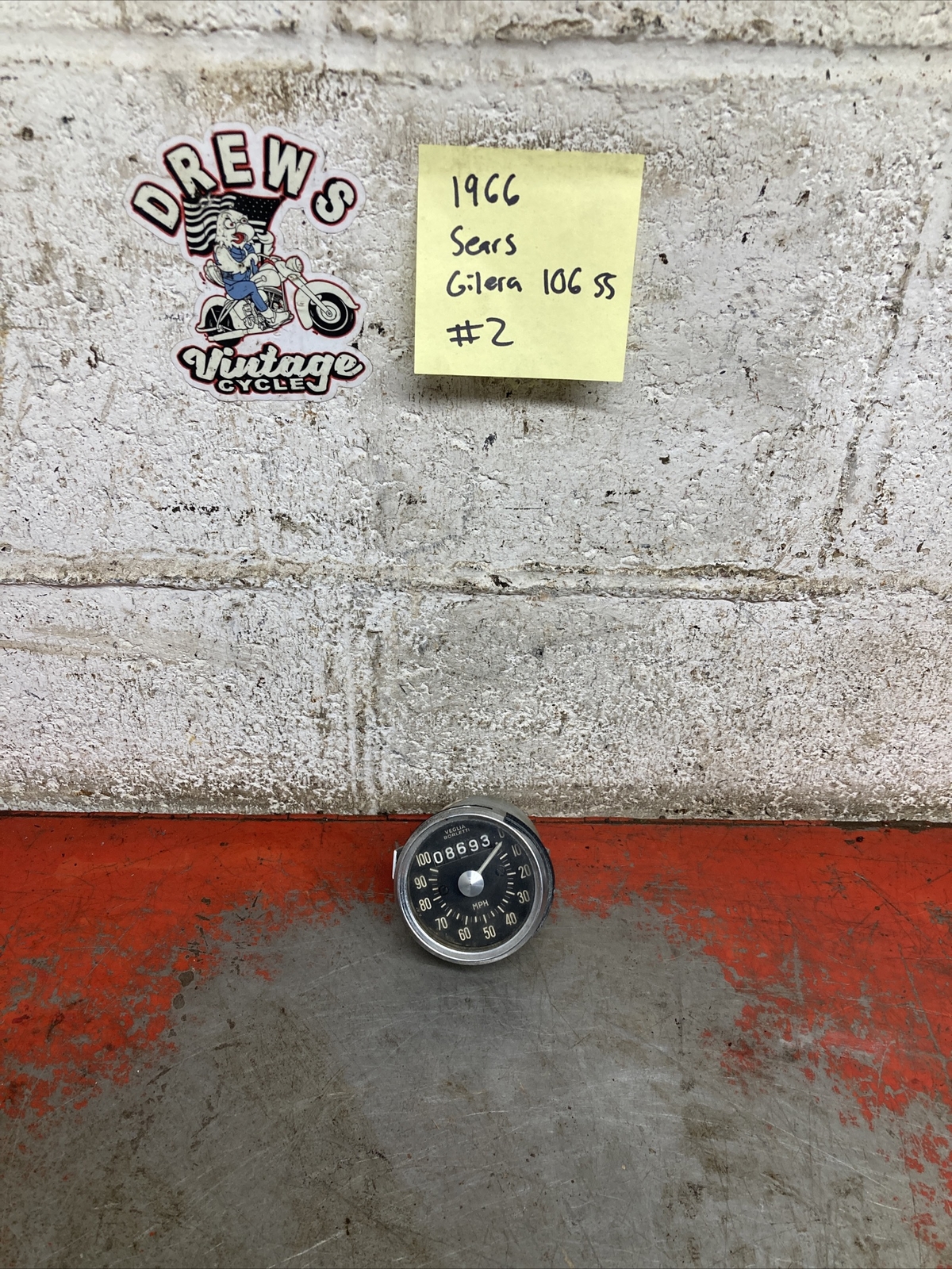1966 - 69 Sears Gilera 106 106ss Speedometer | eBay