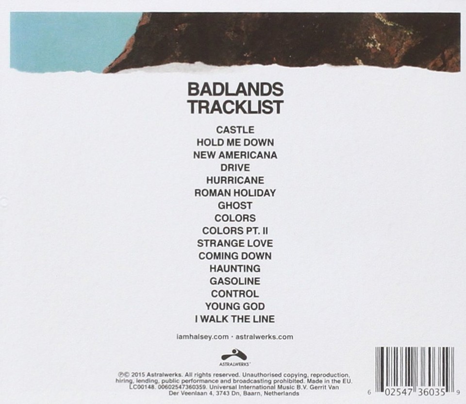 Halsey ~ Badlands ~ Deluxe CD with 5 Bonus Tracks ~ NEW CD Album ...