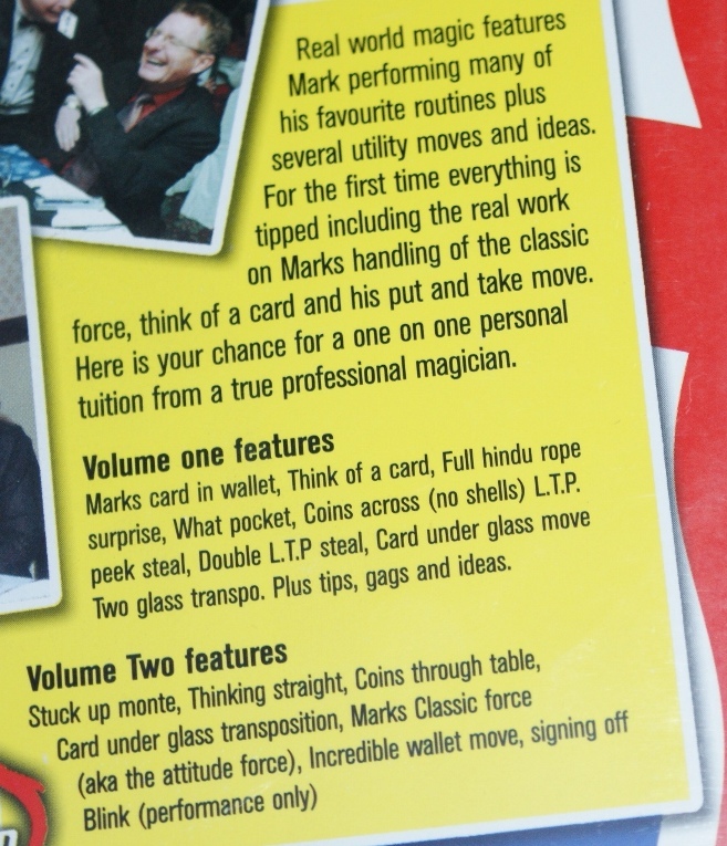Real World Magic 2-DVD set -- Mark Mason -- practical, impressive magic ...