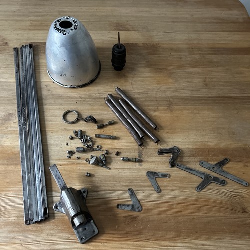 Antique Herbert Terry 1209 Wall Mounted Anglepoise Lamp Parts Spare ...