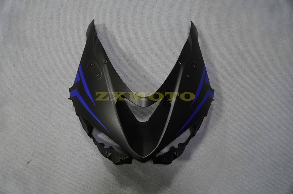 For Kawasaki Ninja ZX6R 2024 2025 Matte Blue Black Fairing Kit +Tank ...