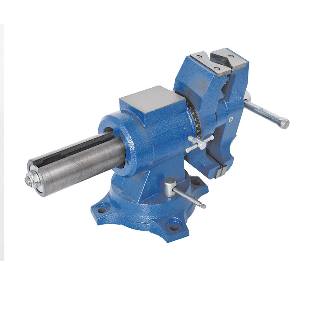 5" Heavy Duty Swivel Multi-Purpose Rotating Bench Vise 360 Degrees ...