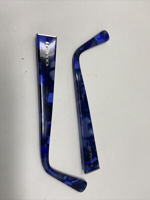 COACH HC 8168 53917 BLACK BLUE MOSAIC 135mm TEMPLE ARM PARTS FQ61 | eBay