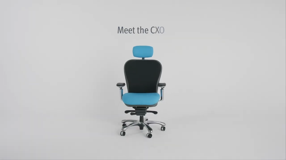 Office mid back task mesh chair Nightingale CXO-6200D (with Headrest ...