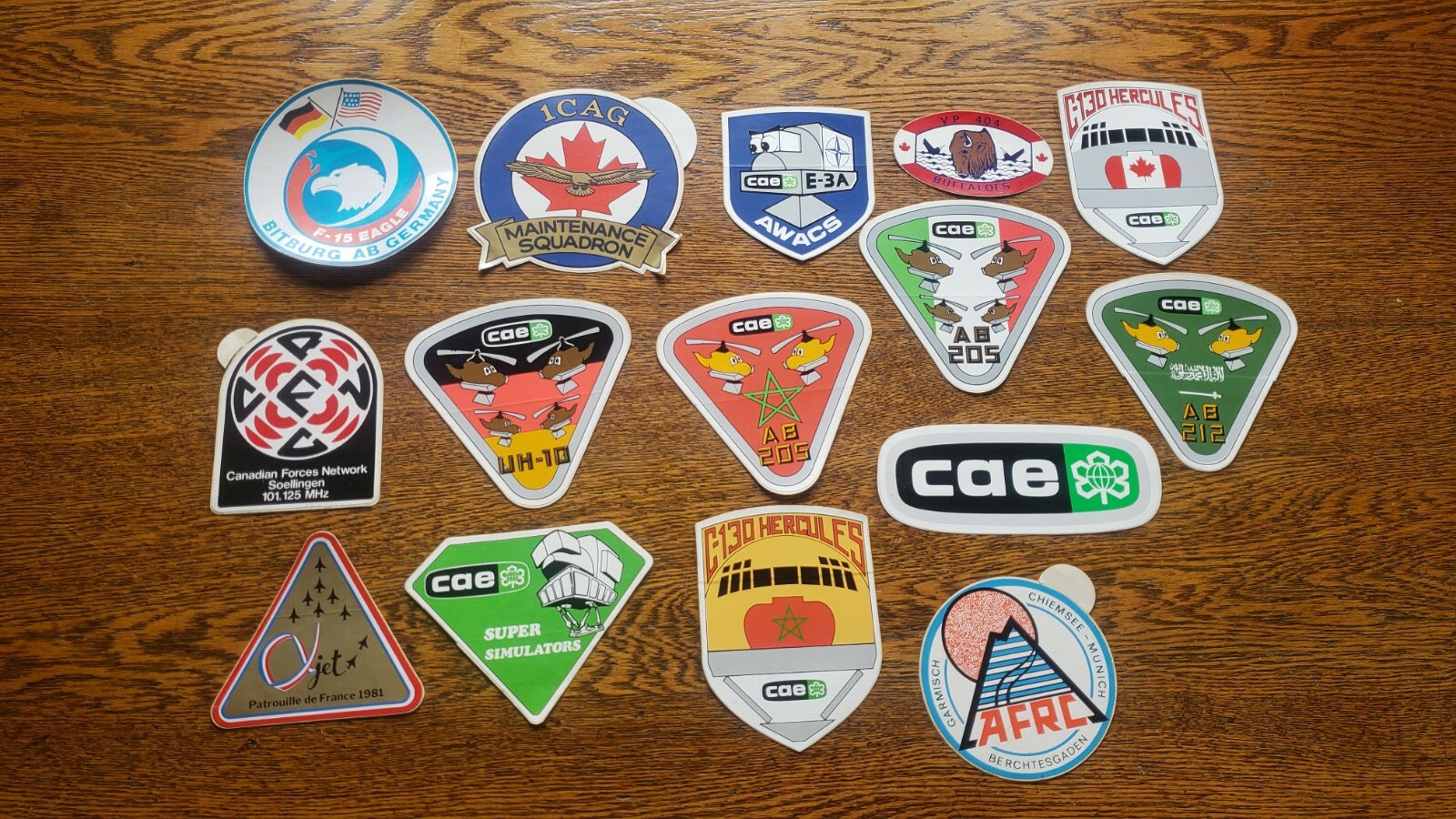 vtg cae light simulator sticker hercules awacs f-15 eagle ad 212 lot | eBay