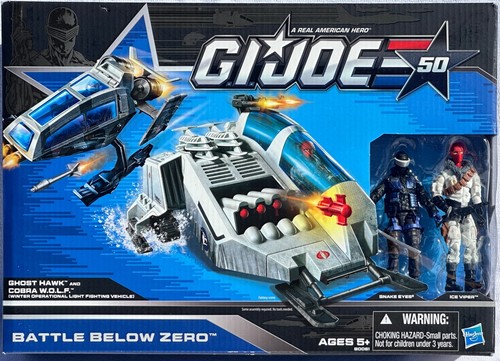 GHOST HAWK COBRA WOLF SNAKE EYES ICE VIPER GI Joe Battle Below Zero Set ...