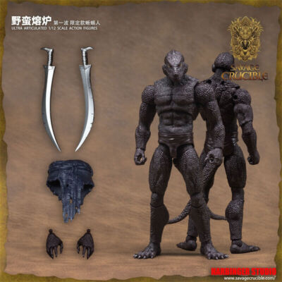 1/12 Harvinger Studios Savage Crucible Ultra Articulated Scale Figures ...