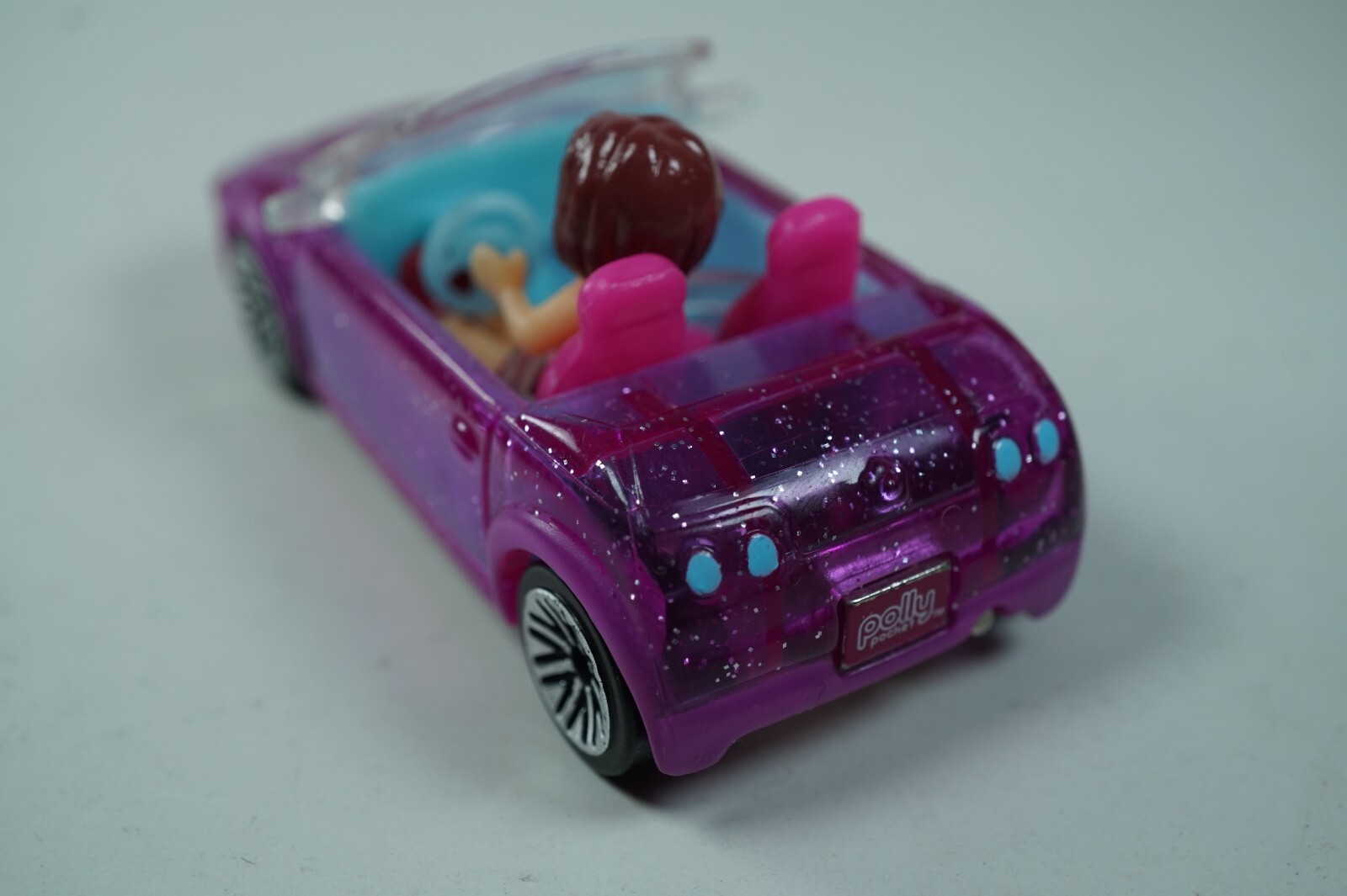 Vintage Mattel 2007 Polly Pocket Pink Convertible Diecast Metal Car | eBay