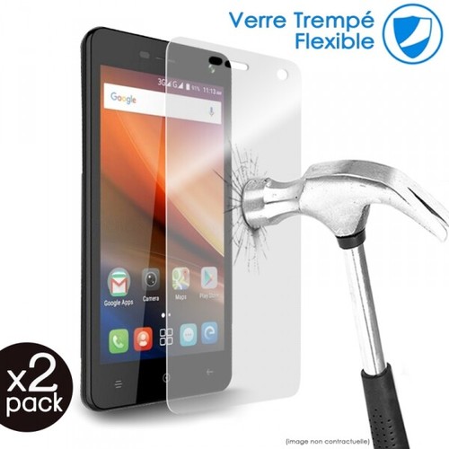 Verre Fléxible Dureté 9H pour Smartphone Condor Plume L4 Pro (Pack x2 ...