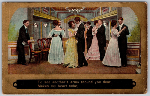 Postcard To See another's arms around you dead, Makes my heart ache ...