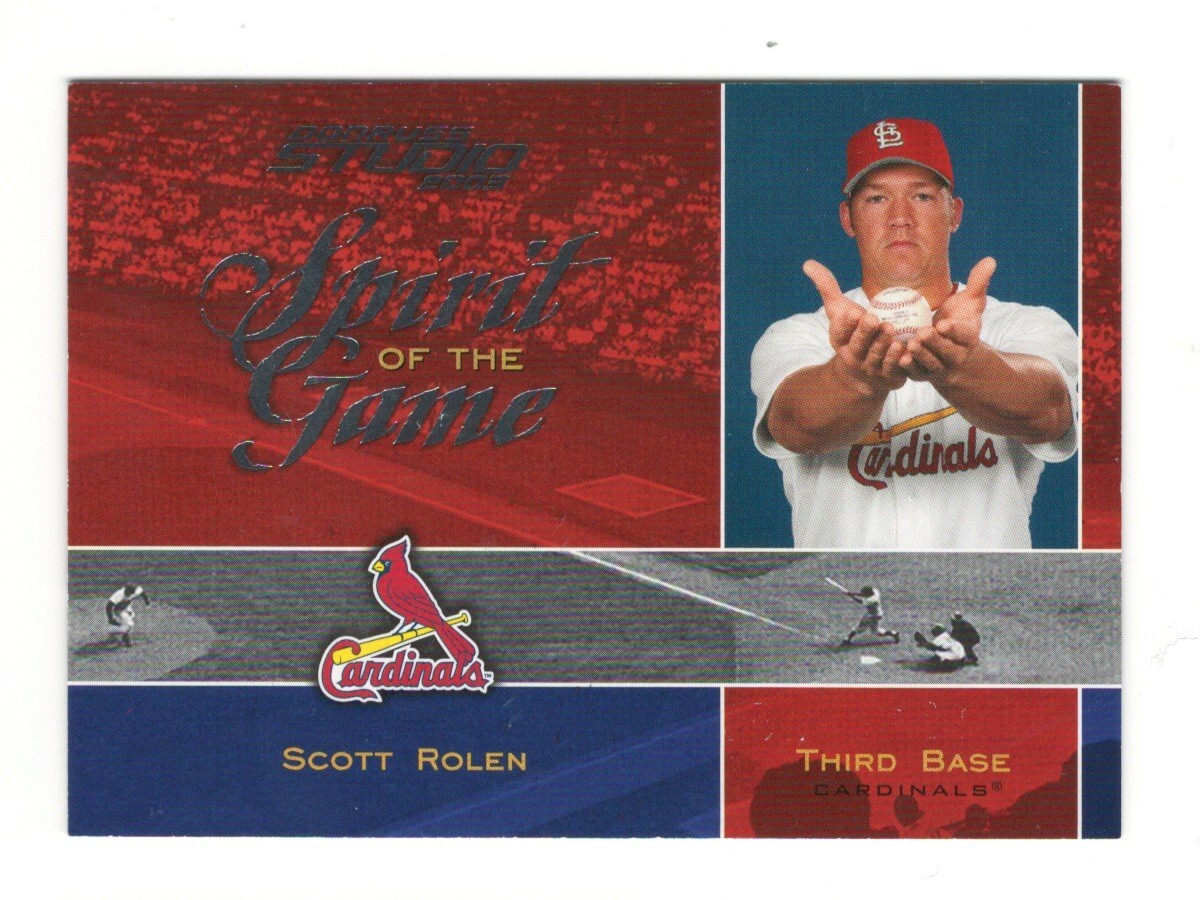 Scott Rolen /1250 2003 Studio Spirit of the Game #35 Baseball Card | eBay
