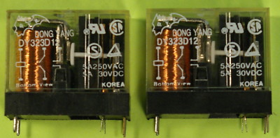 Relays - 5A 250Vac