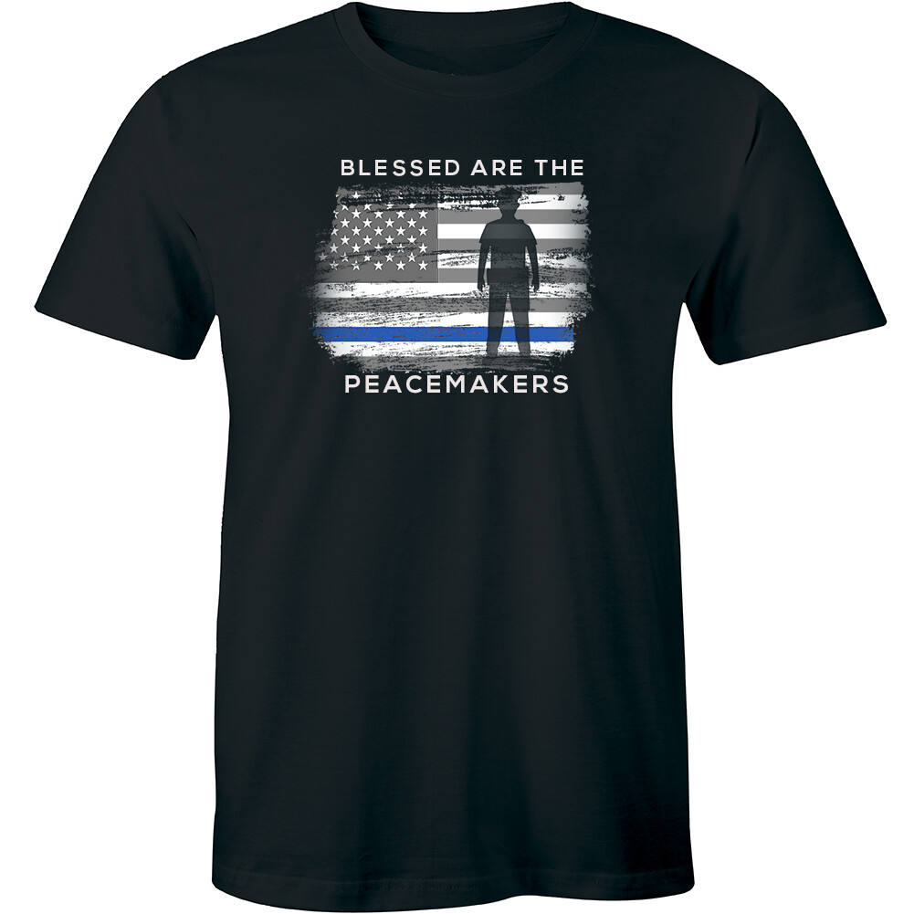 Blessed Are The Peacemakers Police Shirt